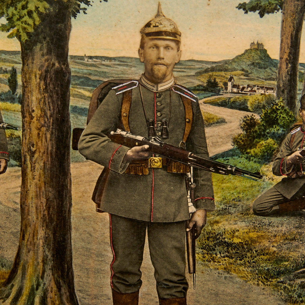 Original Imperial German WWI Framed World War 1914-15 Soldier Portrait ...