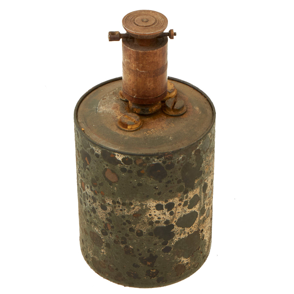 Original WWII German 1939 dated Bouncing Betty S-Mine with Shrapnel an ...