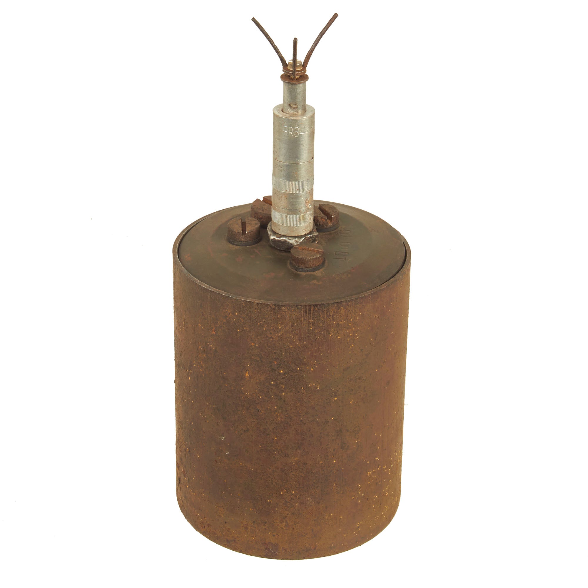 Original WWII German 1940 dated Bouncing Betty S-Mine with Shrapnel an ...