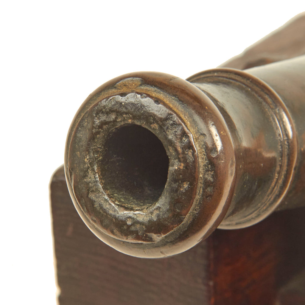 Original British Napoleonic Bronze Signal Cannon with Proof Markings o ...