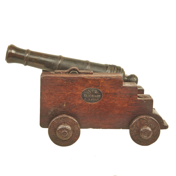 Original British Napoleonic Bronze Signal Cannon with Proof Markings o ...