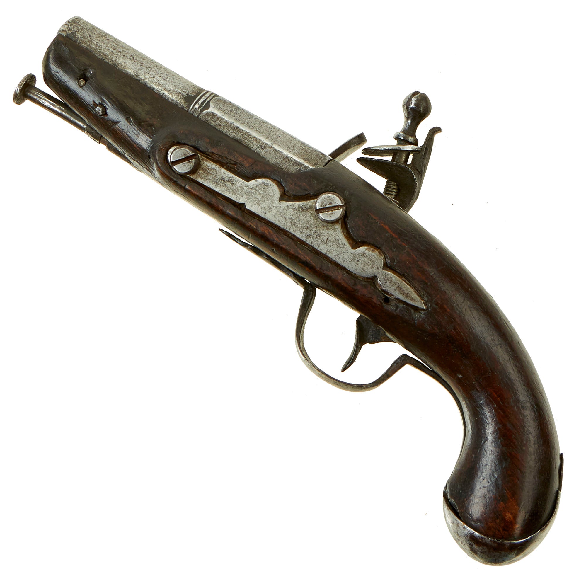 Original French Napoleonic Flintlock Pocket Pistol by Cheron of Paris ...