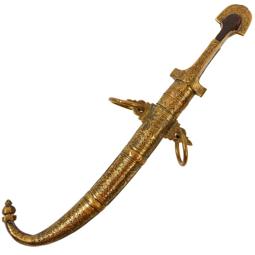 Original 19th Century North African - Arabian Jambiya Dagger with Embo ...