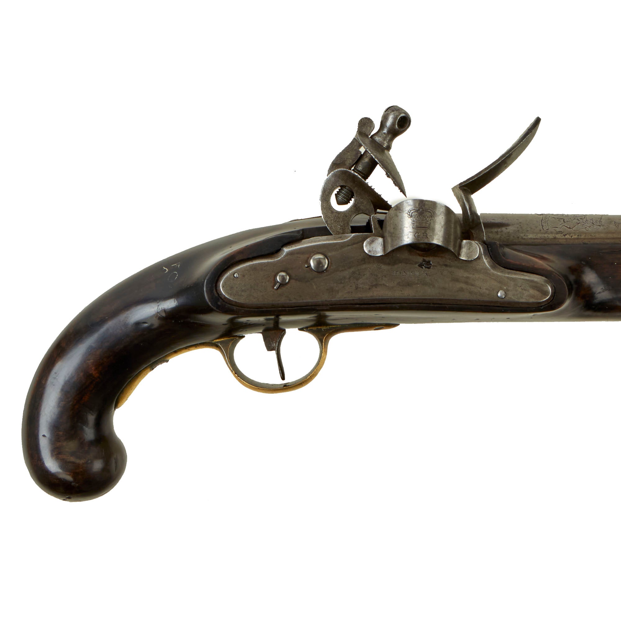 Original British Napoleonic P-1796 Heavy Dragoon Pistol by Henry Nock ...