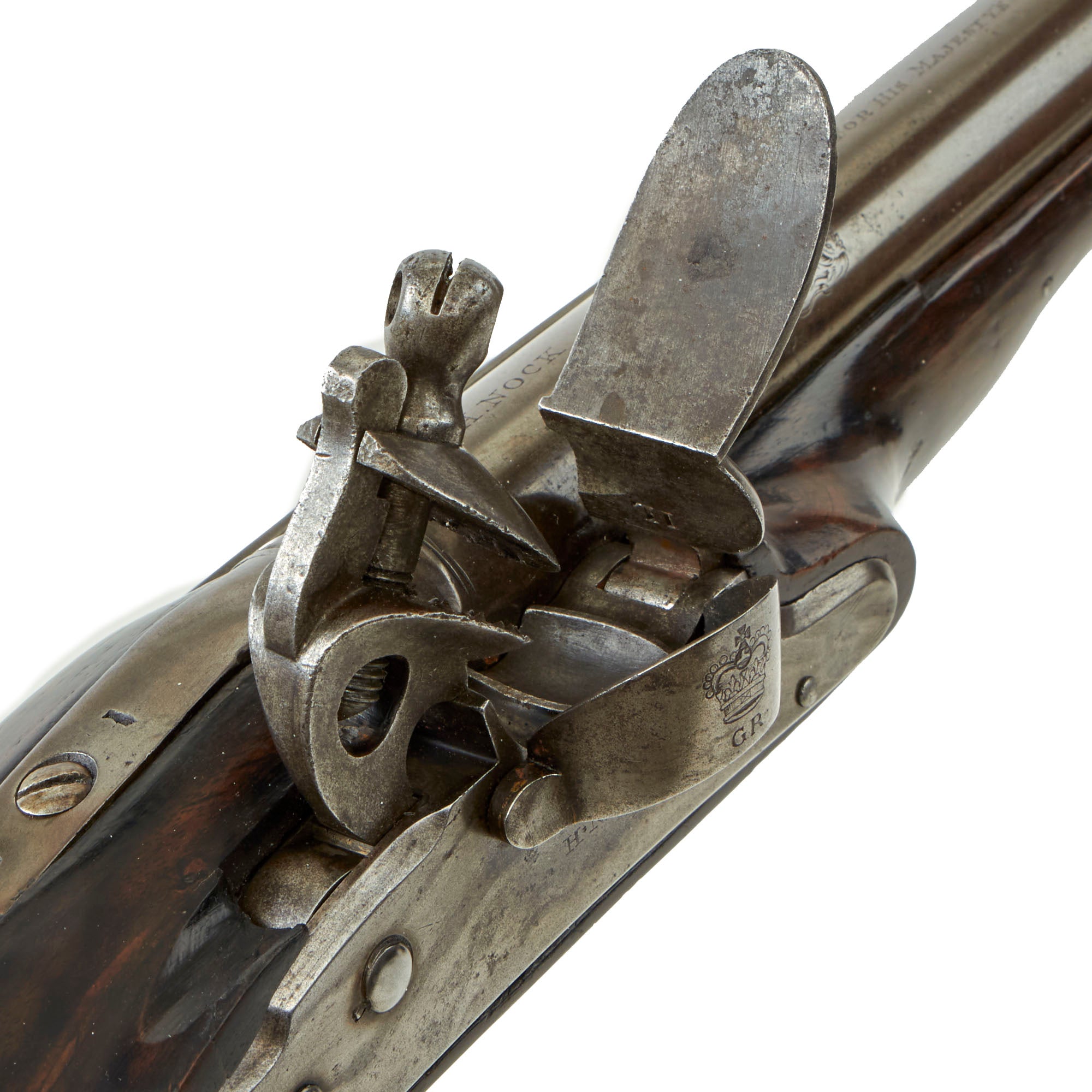 Original British Napoleonic P-1796 Heavy Dragoon Pistol by Henry Nock ...