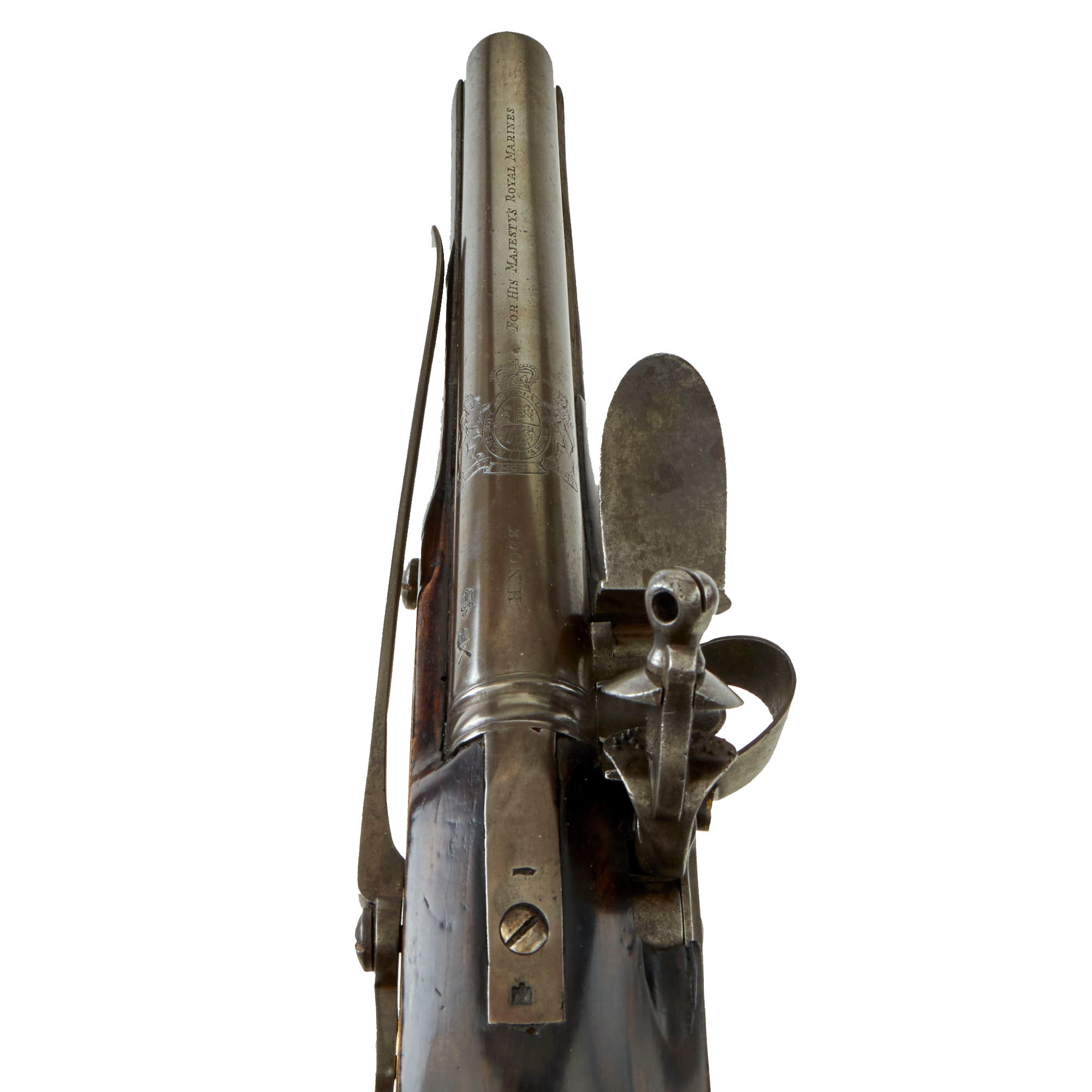 Original British Napoleonic P-1796 Heavy Dragoon Pistol by Henry Nock ...