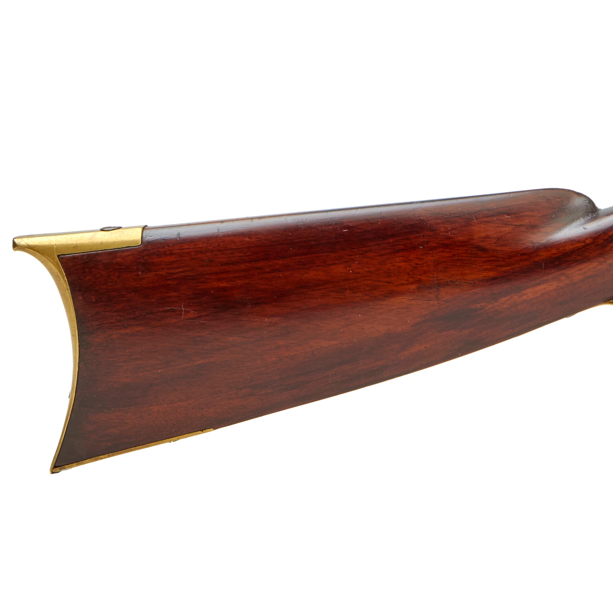 Original U.S. Large Bore Half-Stocked Percussion Hunting Rifle with Se ...