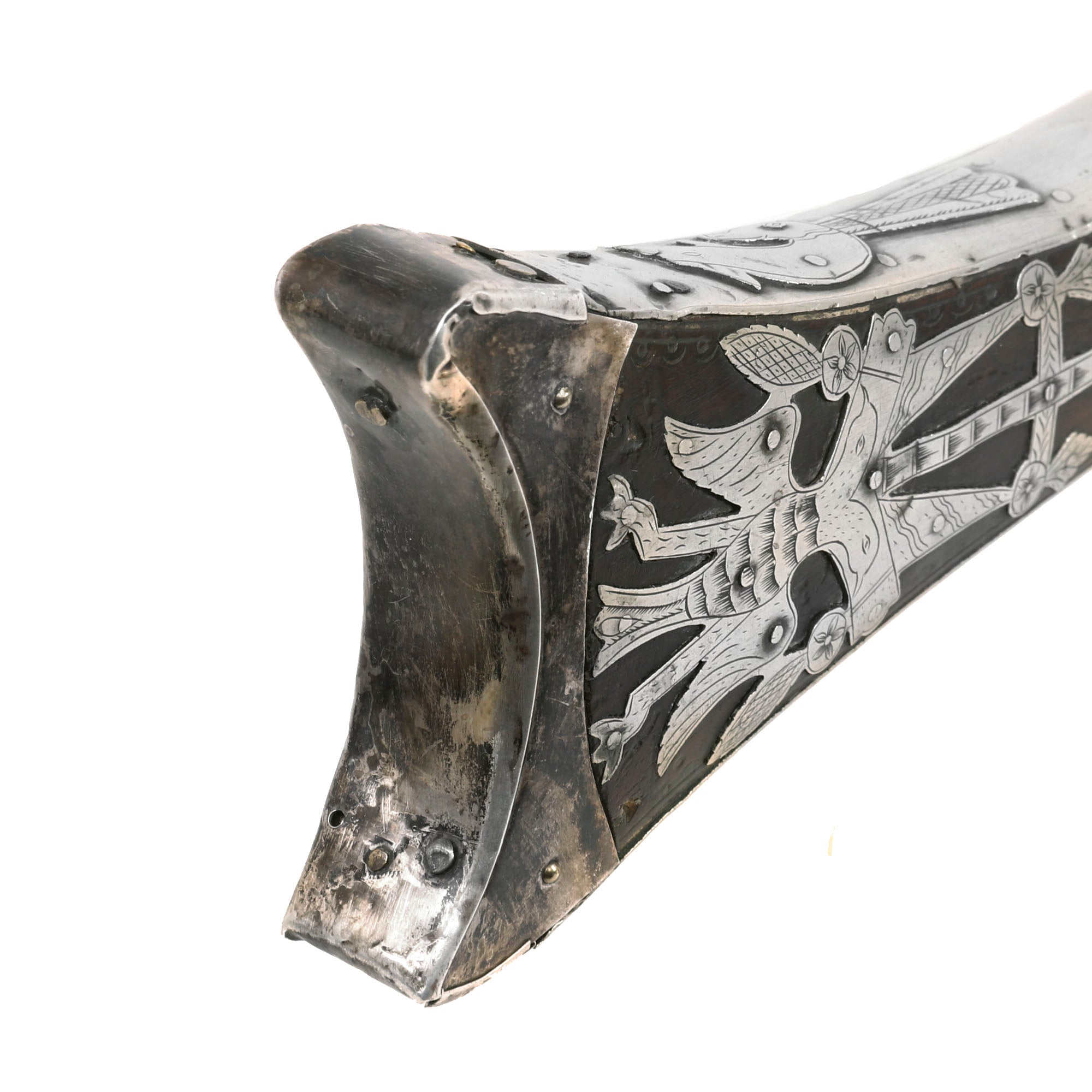 Original Greek Kariophili Flintlock Short Musket with Engraved Silver ...