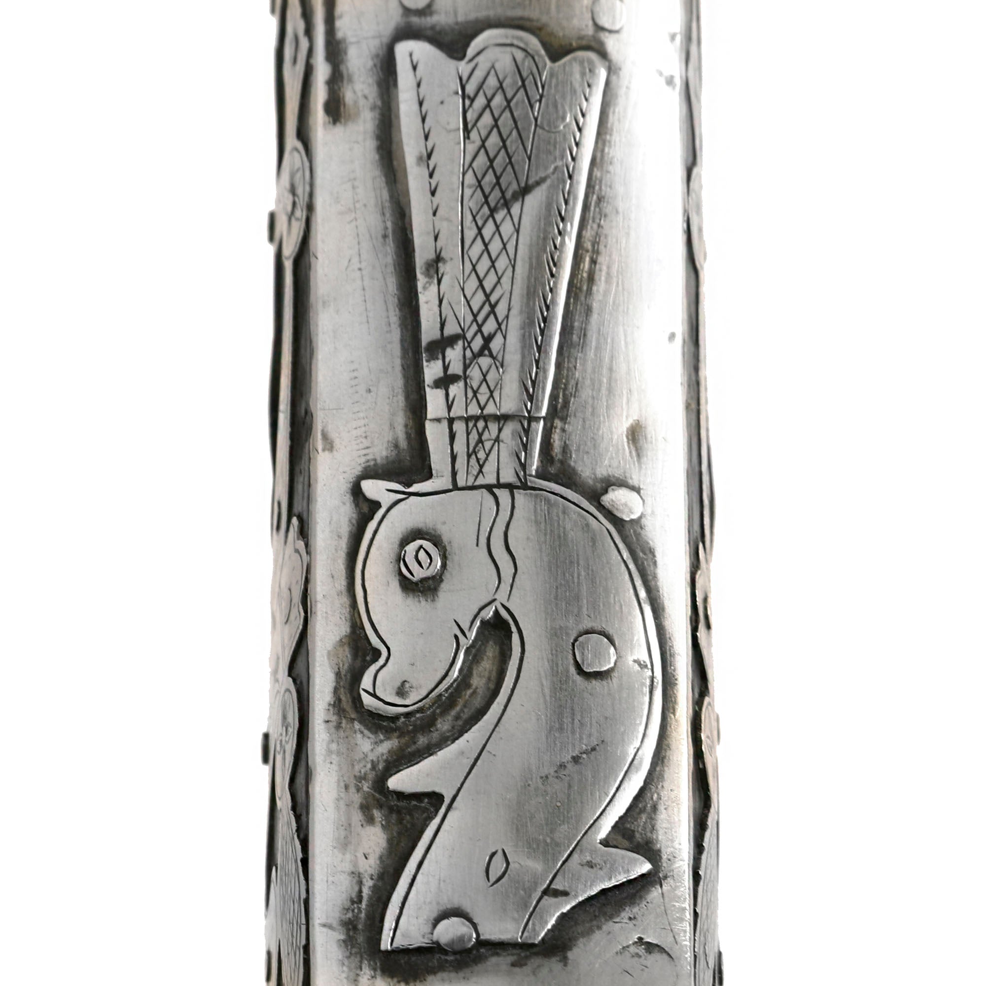 Original Greek Kariophili Flintlock Short Musket with Engraved Silver ...