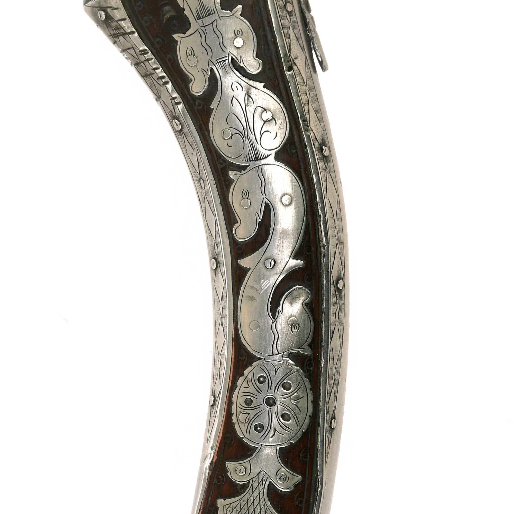 Original Greek Kariophili Flintlock Short Musket with Engraved Silver ...