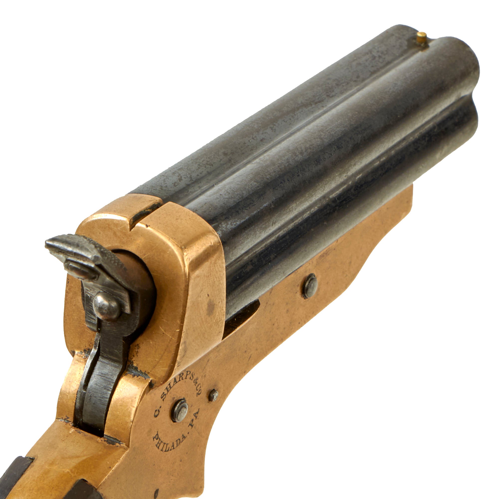 Original Excellent U.S. 19th Century Sharps Model 2C .30 Rimfire 4 Bar ...