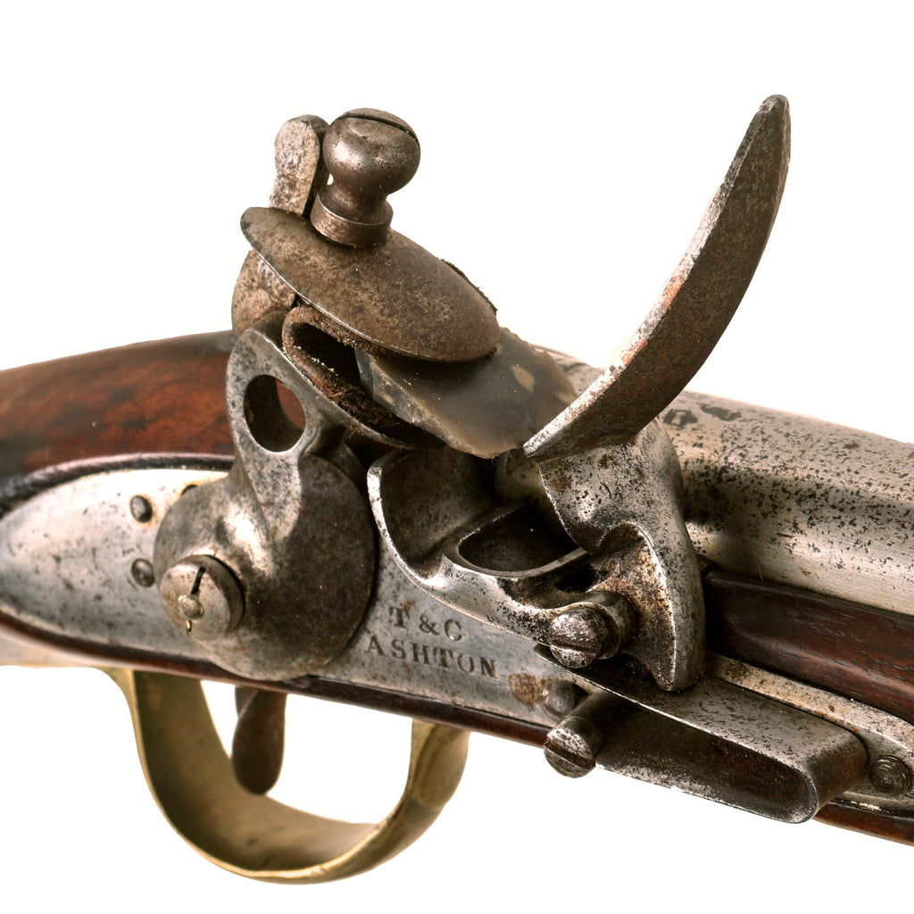 Original British East India Company Naval Flintlock Musket by T&C Asht ...