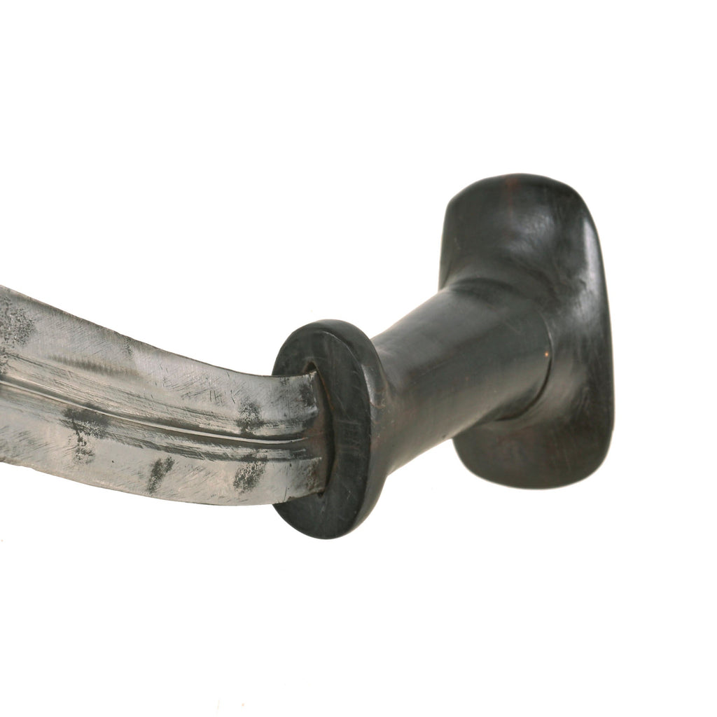 Original 19th Century Abyssinian Ethiopian Shotel Sword with Leather S ...