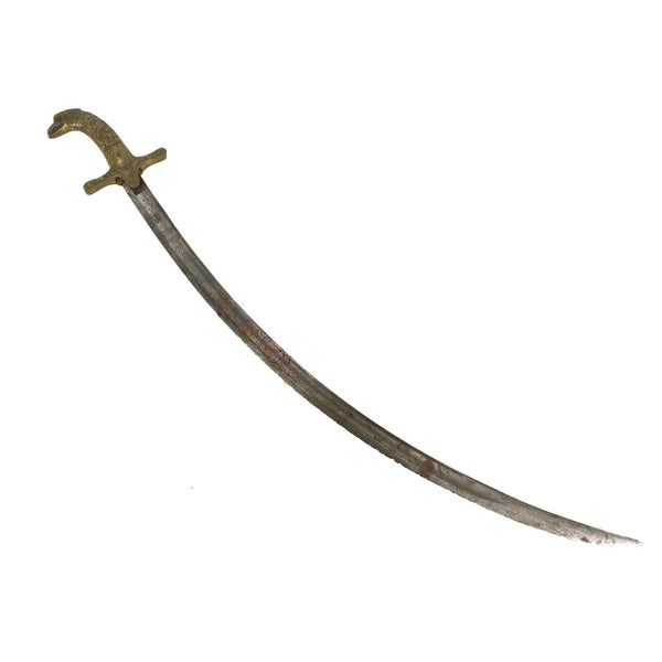 Original Ottoman 19th Century Eagle Head Mameluke Style Sword with All ...