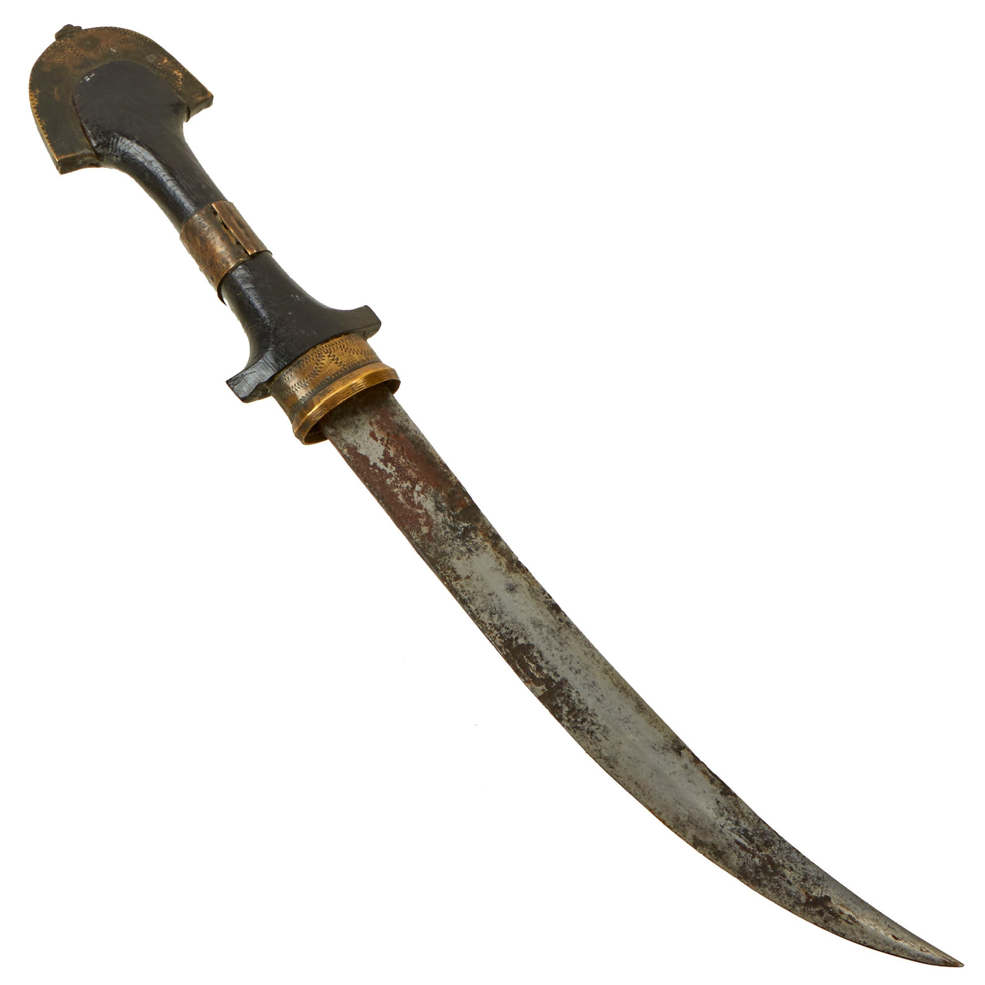 Original North African Algerian Arab Jambiya Dagger with Scabbard & Ha ...