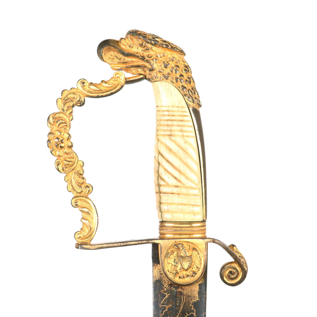 Original U.S. War of 1812 Era Eagle Head Cavalry Officer’s Saber with ...