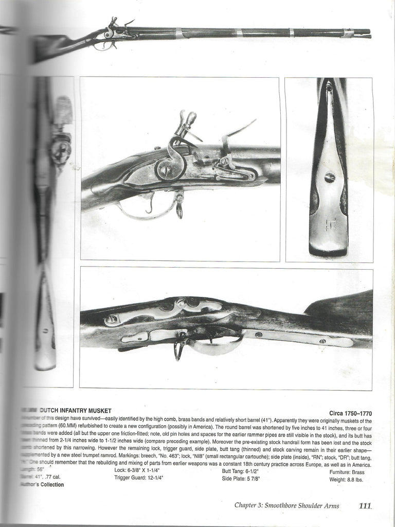 Original U.S. Revolutionary War Era Dutch 61.MM Flintlock Infantry Mus ...