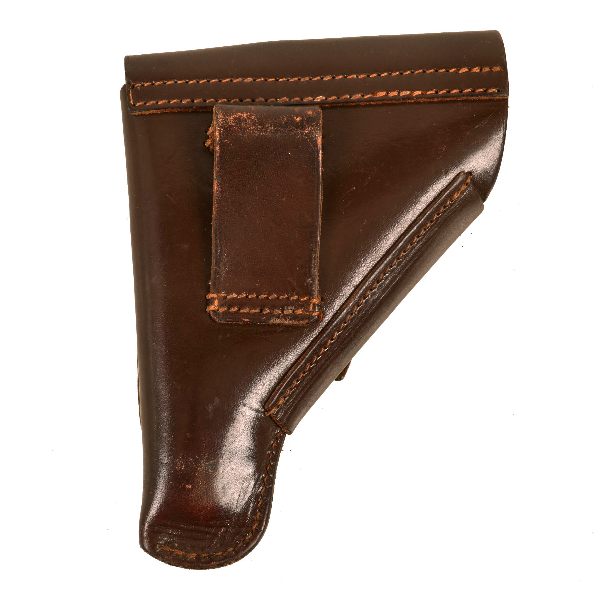 Original German WWII Walther PP / PPK Pistol Brown Leather Breakaway H ...