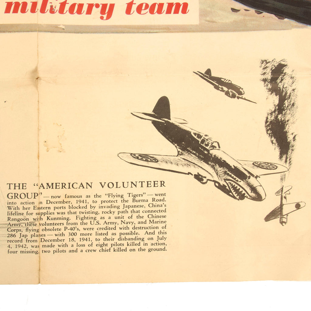 Original U.S. WWII 1943 Newsman Double Sided Poster - China's Army is ...