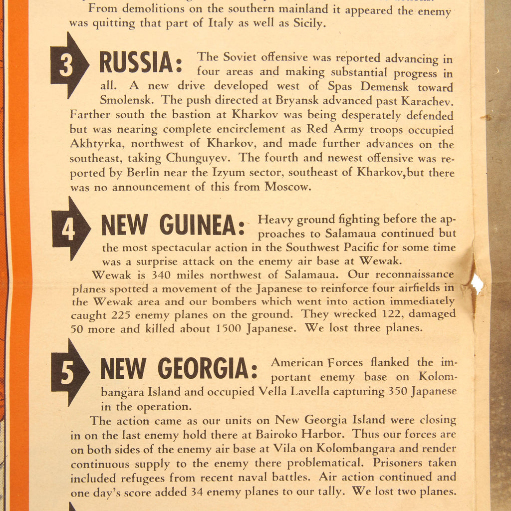 Original U.S. WWII 1943 Newsman Double Sided Poster - China's Army is ...