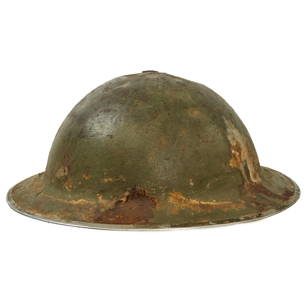 Original Canadian WWII Named Brodie MkII Steel Helmet with Painted 6th ...