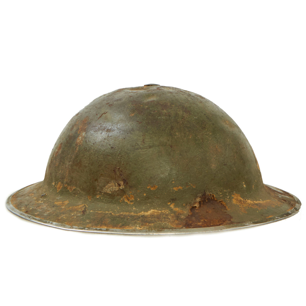 Original Canadian WWII Named Brodie MkII Steel Helmet with Painted 6th ...