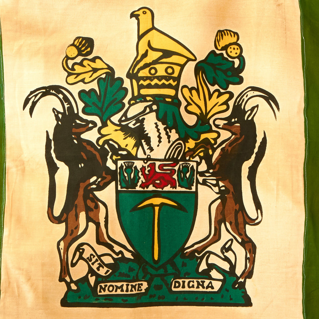 Original Rhodesian Bush War Era “The Green and White” Flag of Rhodesia ...