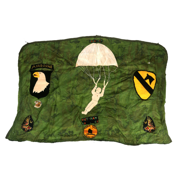 Original U.S. Vietnam War 101st Airborne 1st Cavalry Custom-Sewn Wall ...