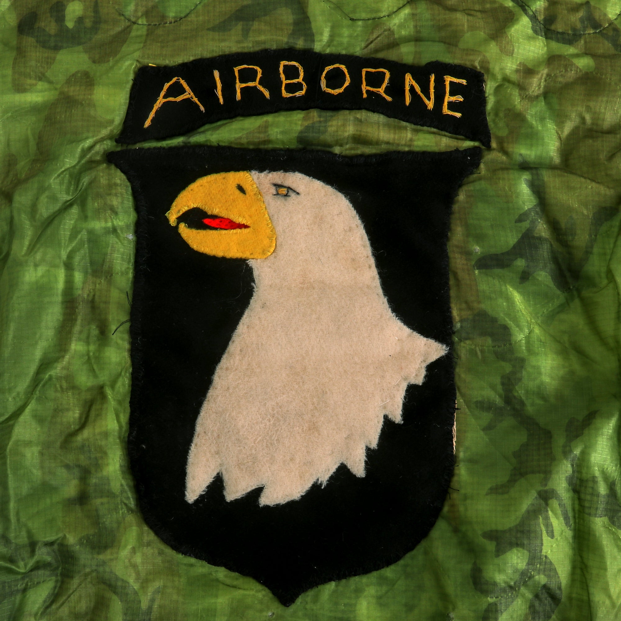 Original U.S. Vietnam War 101st Airborne 1st Cavalry Custom-Sewn Wall ...