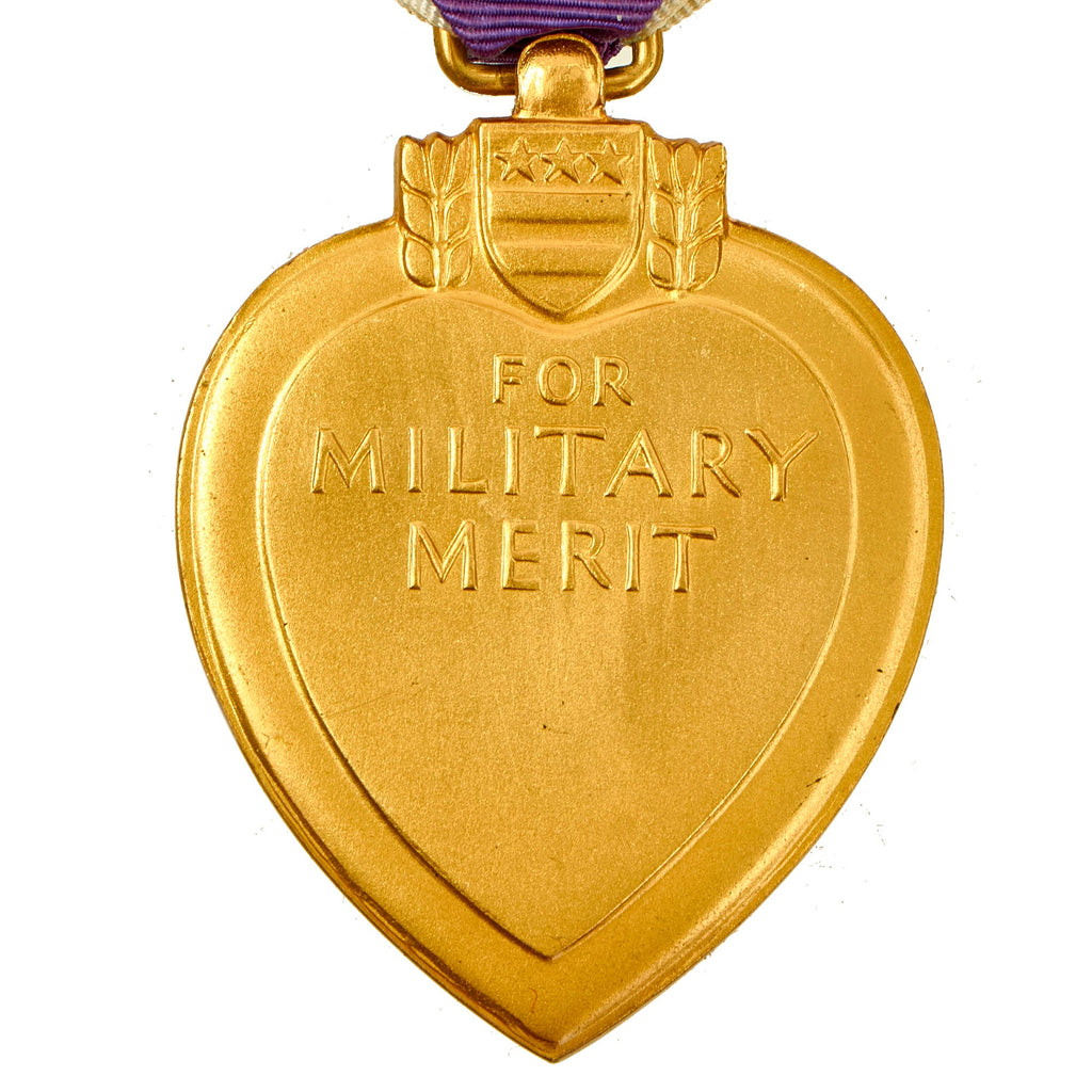 Original U.S. WWII Purple Heart Medal Set With Presentation Case and U ...