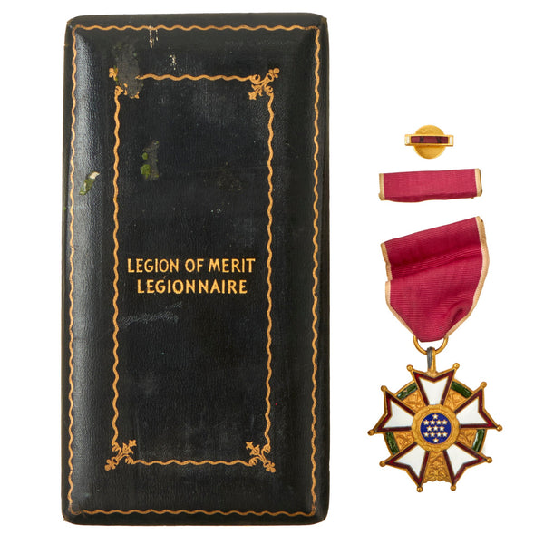 Original U.S. WWII Legion of Merit Legionnaire Degree With Correct 194 ...