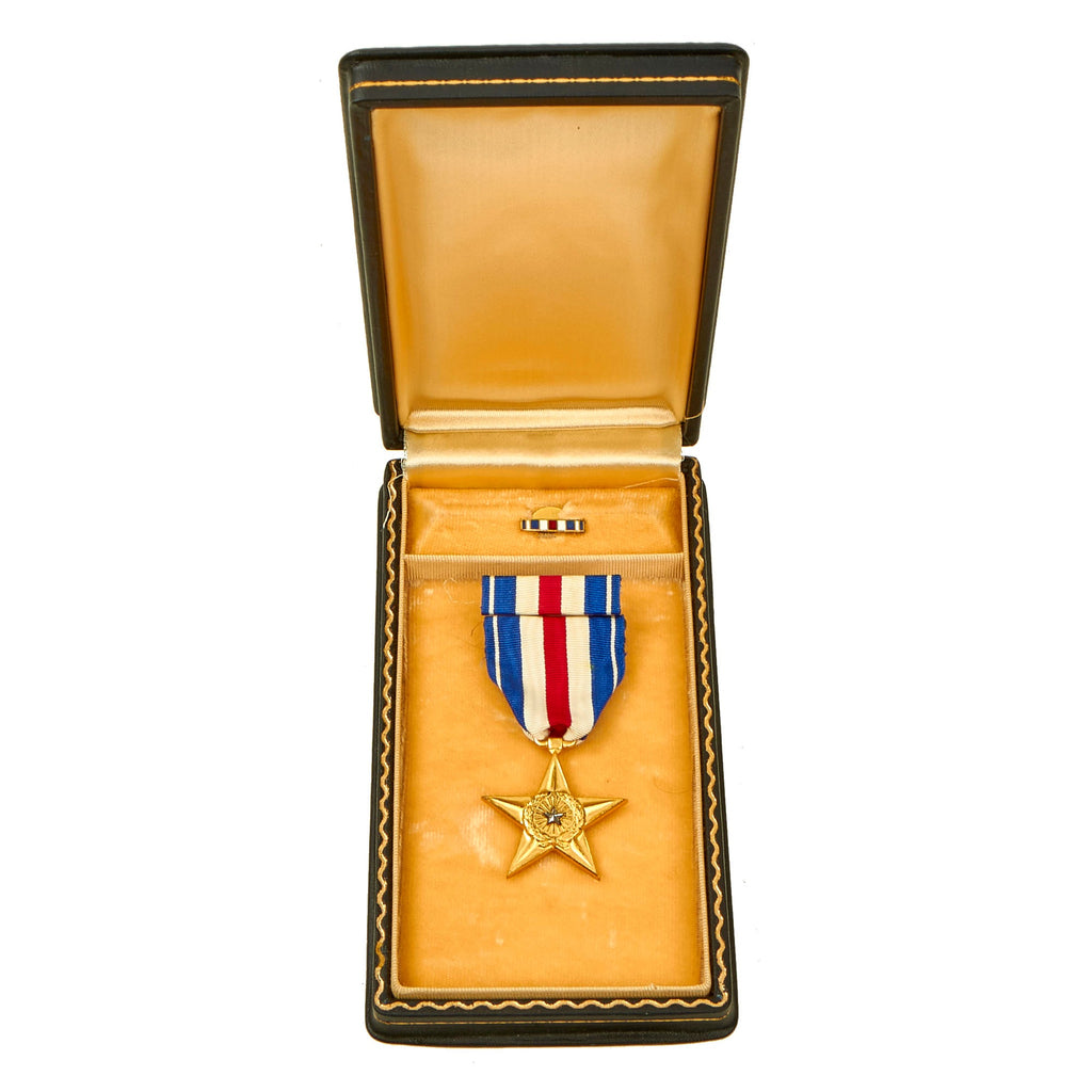 Original U.S. WWII Excellent Condition Silver Star Set With Engraving ...