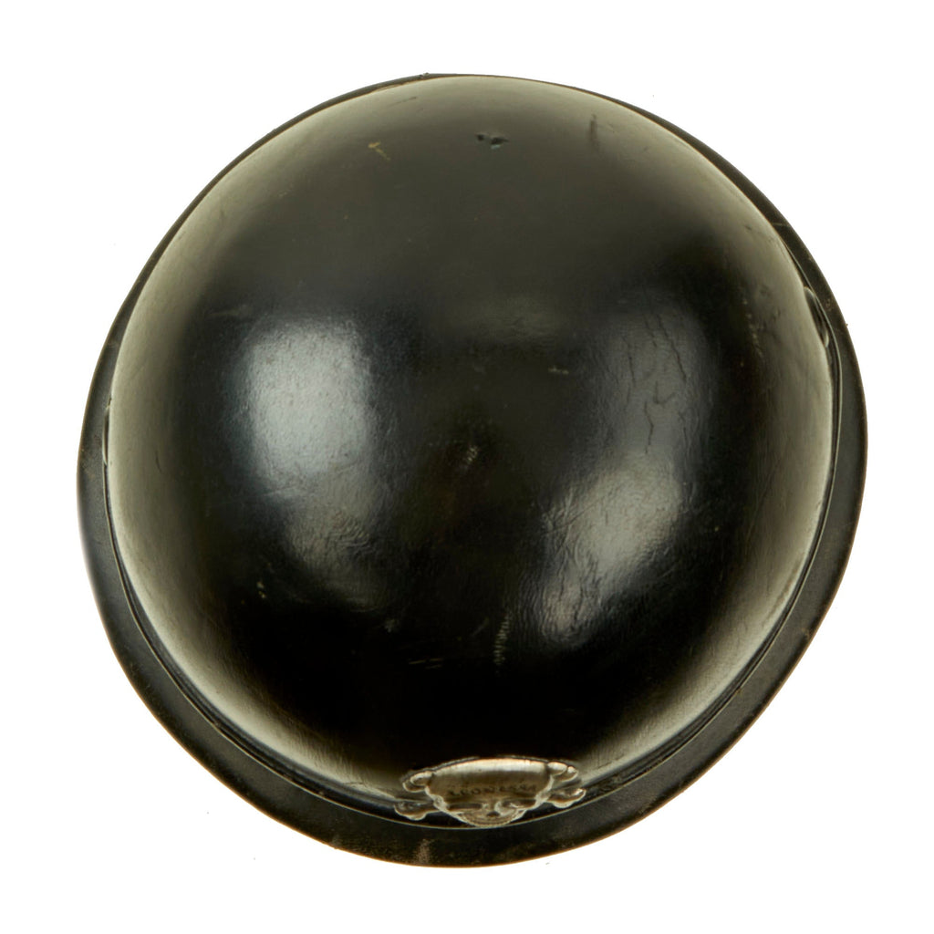 Original Italian WWII RSI 1943 Dated M35 Tanker Helmet with GNR Armore ...