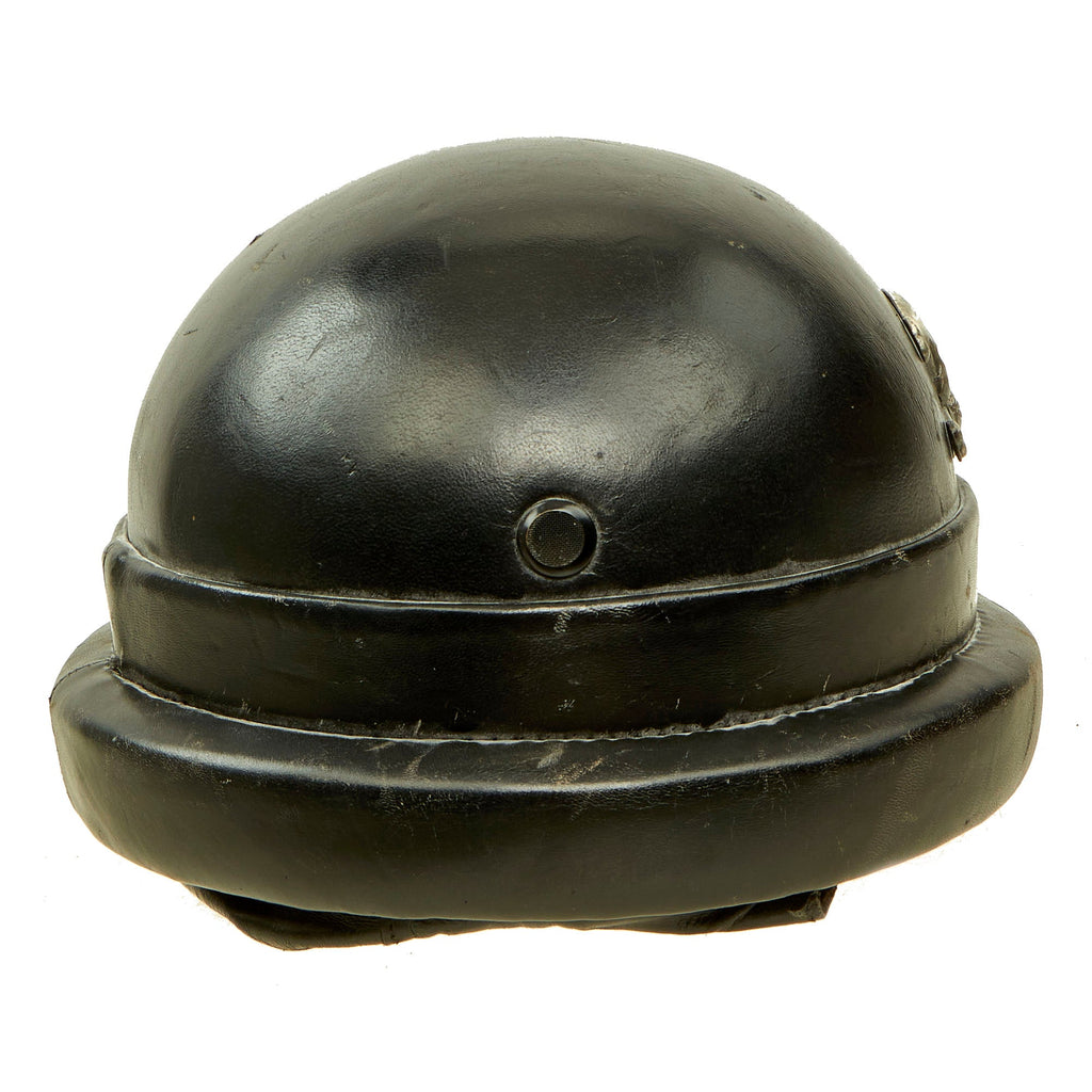 Original Italian WWII RSI 1943 Dated M35 Tanker Helmet with GNR Armore ...