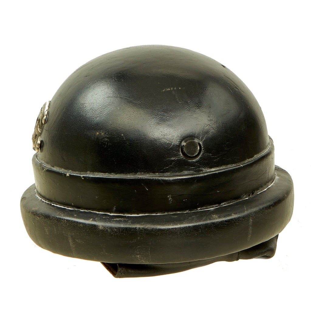 Original Italian WWII RSI 1943 Dated M35 Tanker Helmet with GNR Armore ...