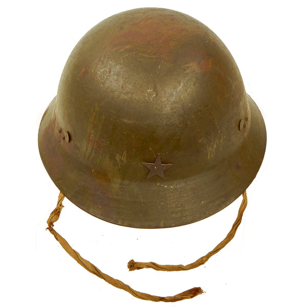 Original Imperial Japanese Army WWII Type 90 Civil Defense Helmet With ...