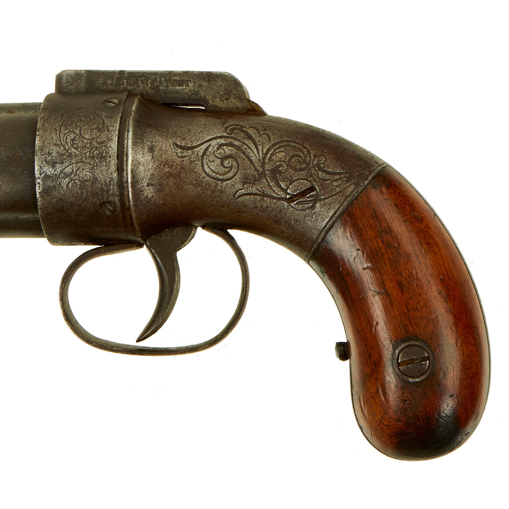 Original U.S. Allen, Thurber & Co. 1845 Patent .31cal Percussion Peppe ...