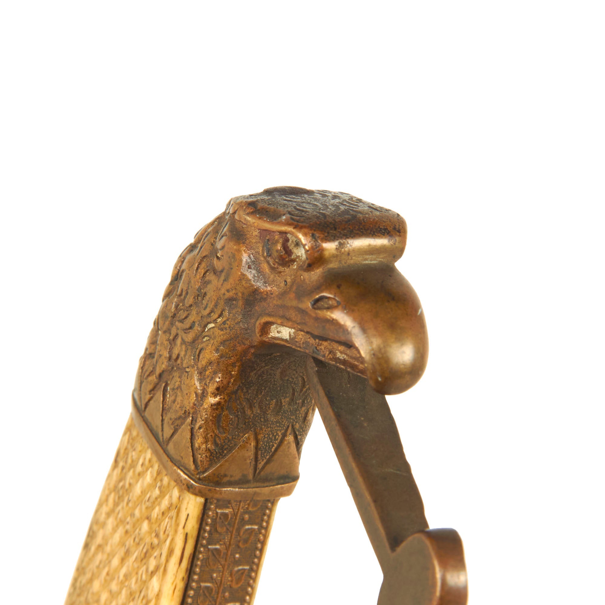 Original U.S. M1830 Officer's Fire Blued / Etched Eagle Head Pommel Sw ...