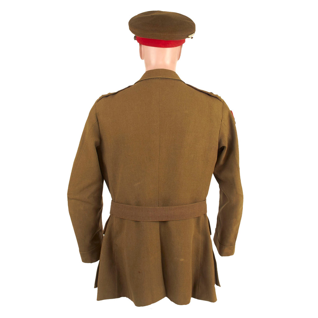 Original British WWII No.2: Service Dress Uniform Jacket and Peaked Vi ...