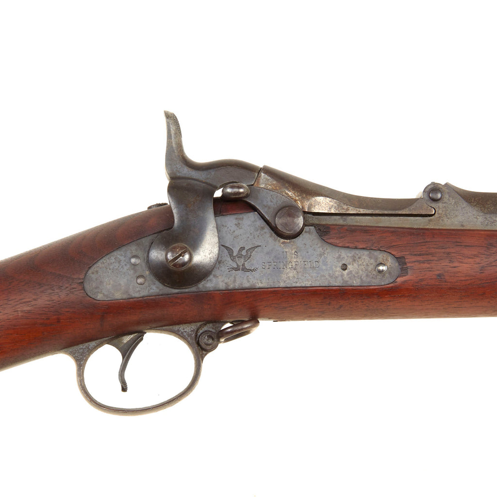 Original U.S. Springfield Trapdoor Model 1884 Round Rod Bayonet Rifle ...