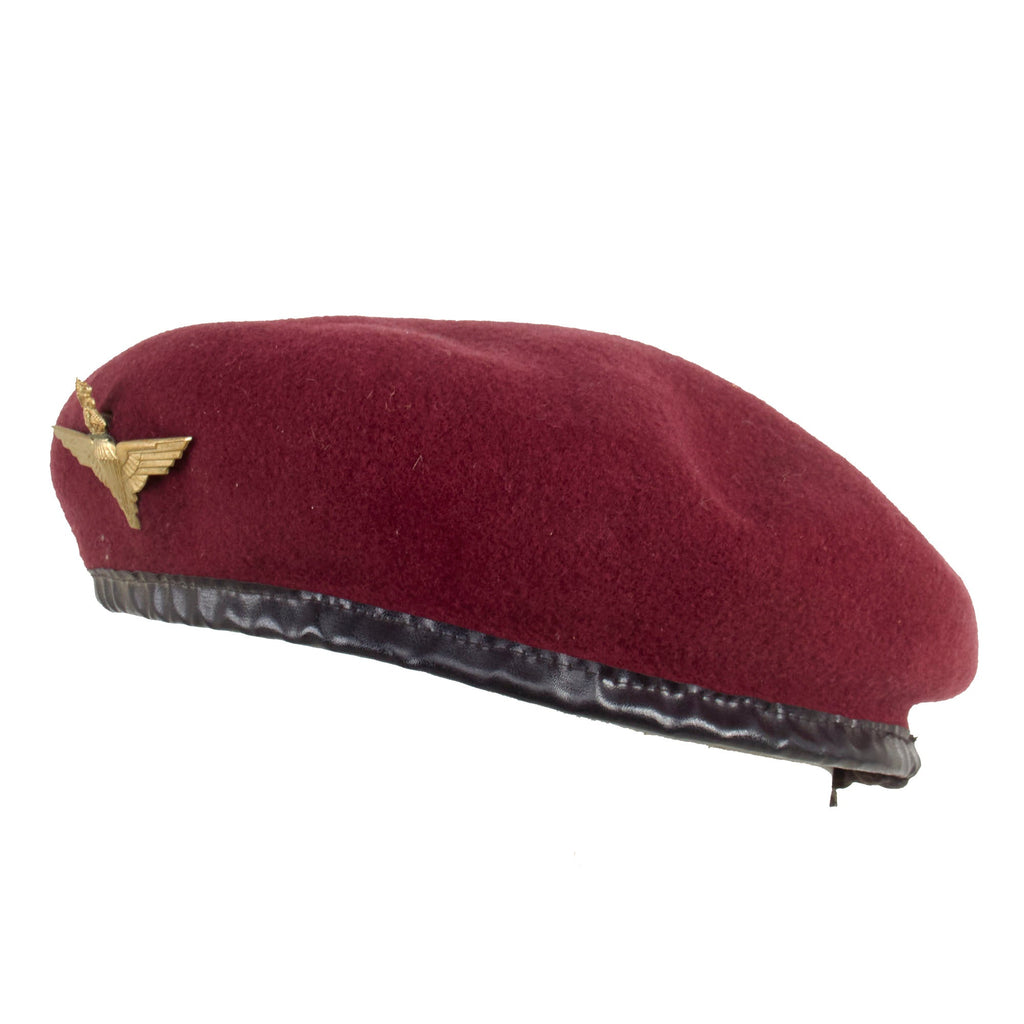 Original British WWII Parachute Regiment Maroon Beret by Corne With Ba ...