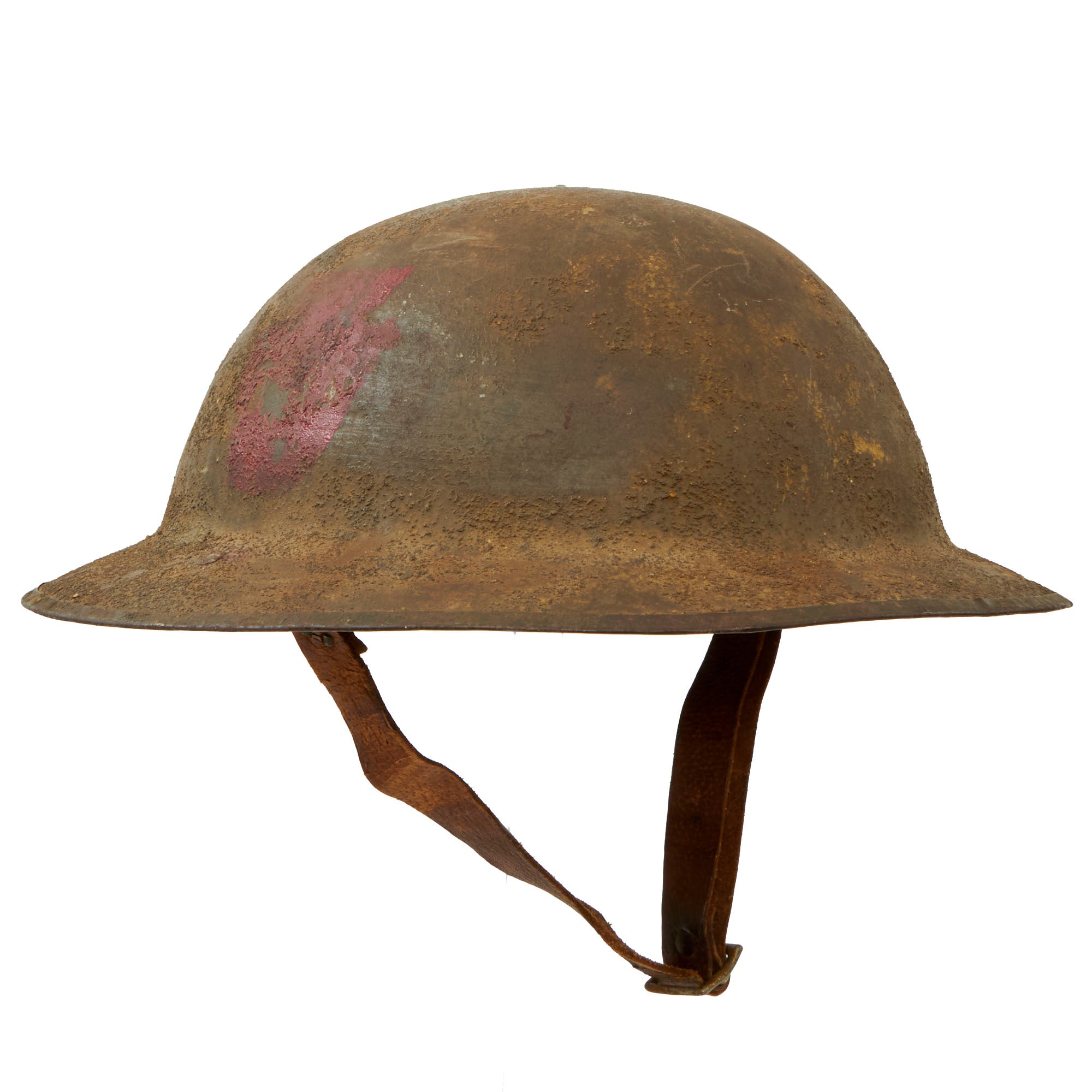 Original U.S. WWI M1917 Helmet of the 3rd Infantry Division with ...