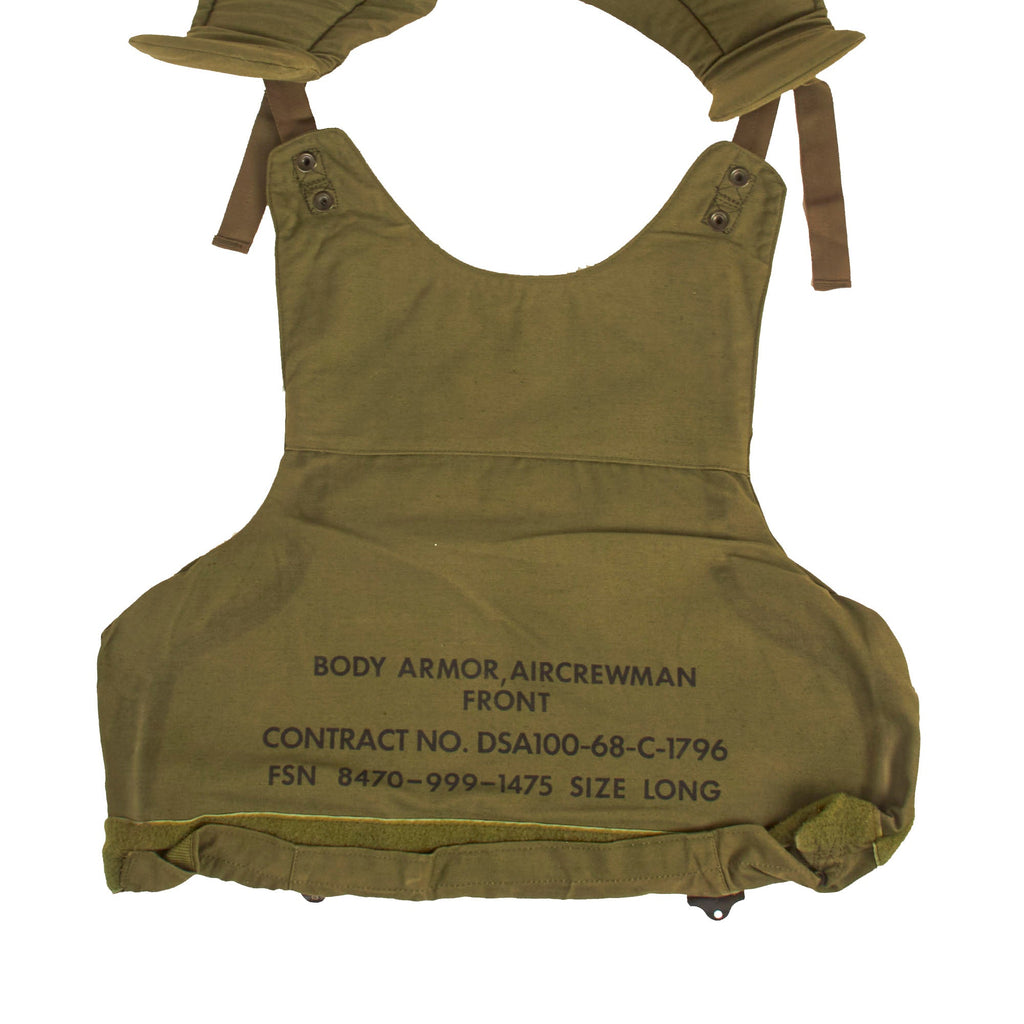 Original U.S. Vietnam War M69 Flak Vest Body Armor by Hunter Outdoor ...