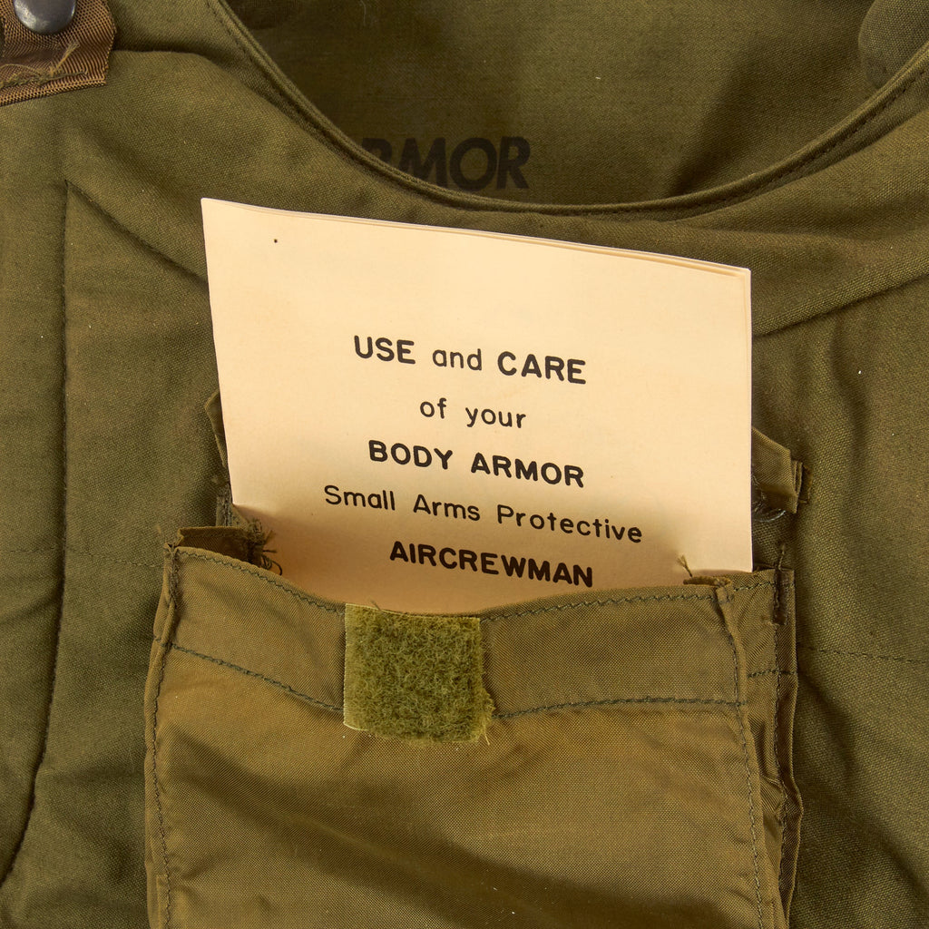 Original U.S. Vietnam War M69 Flak Vest Body Armor by Hunter Outdoor ...