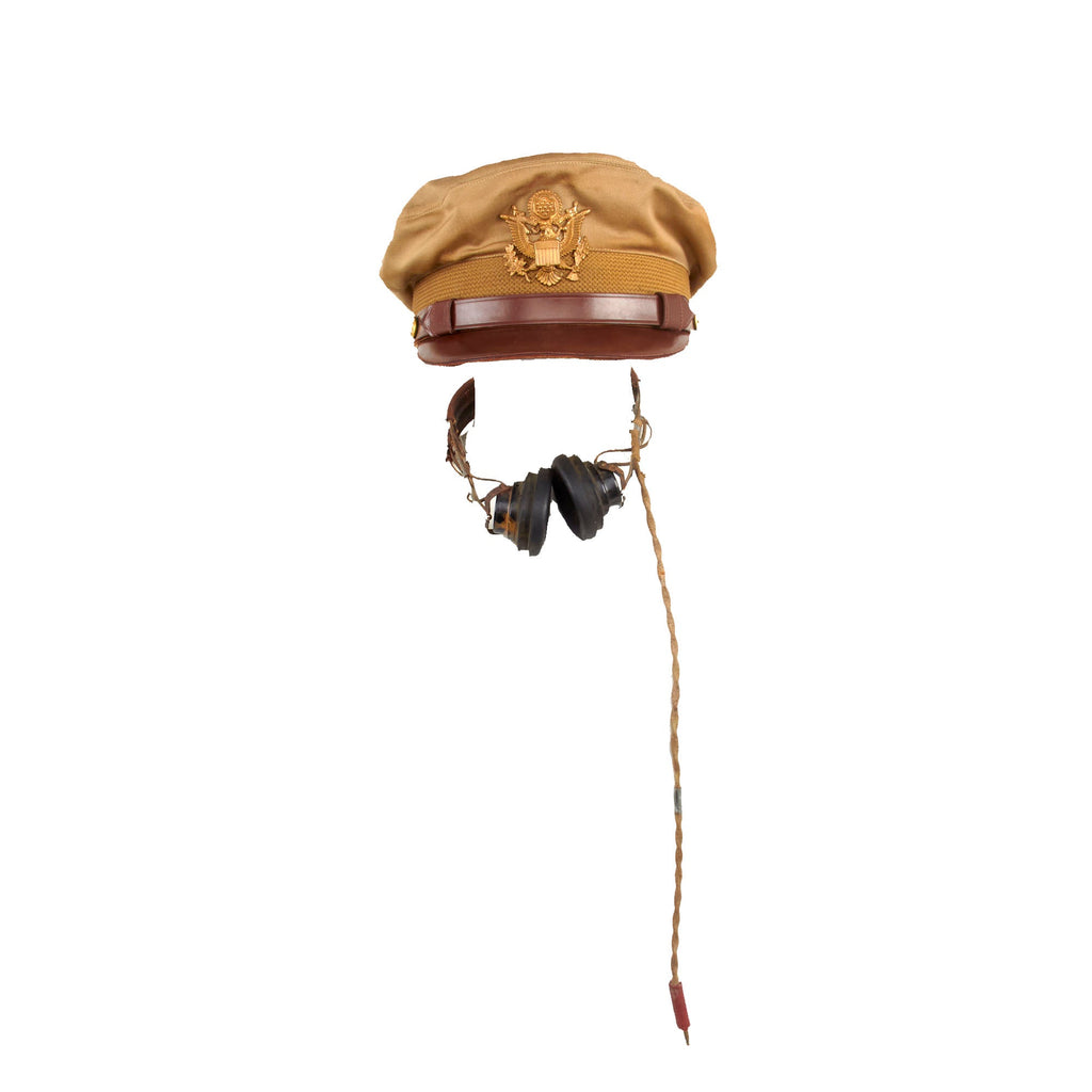 Original U.S. WWII Army Air Force Officer Tan Crusher Cap by Raleigh H ...