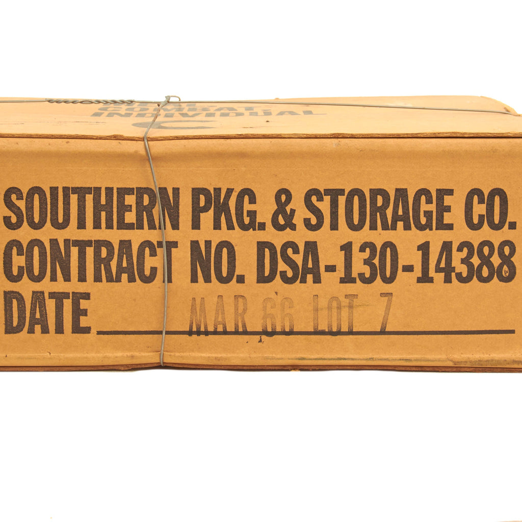 Original U.S. Vietnam War Sealed and Unopened Type C Field Ration “C-R ...