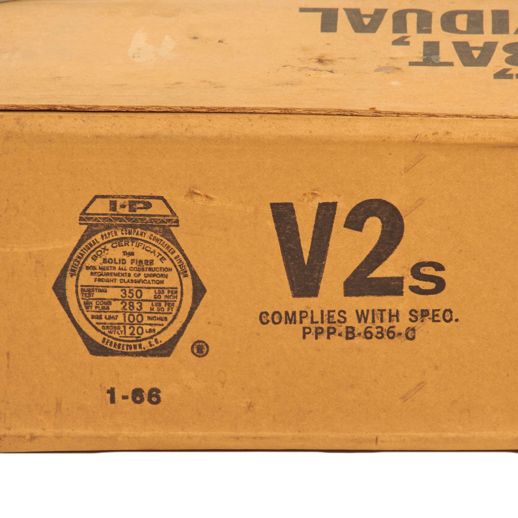 Original U.S. Vietnam War Sealed and Unopened Type C Field Ration “C-R ...