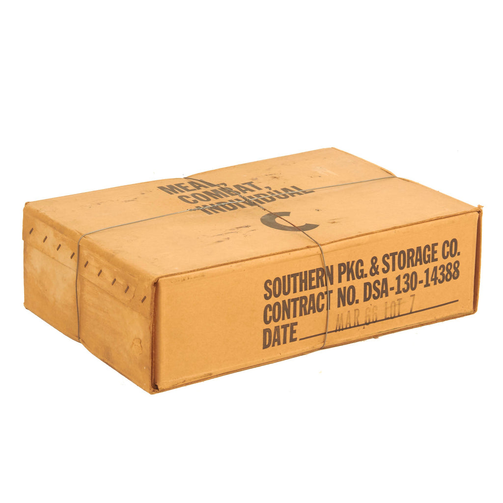 Original U.S. Vietnam War Sealed and Unopened Type C Field Ration “C-R ...