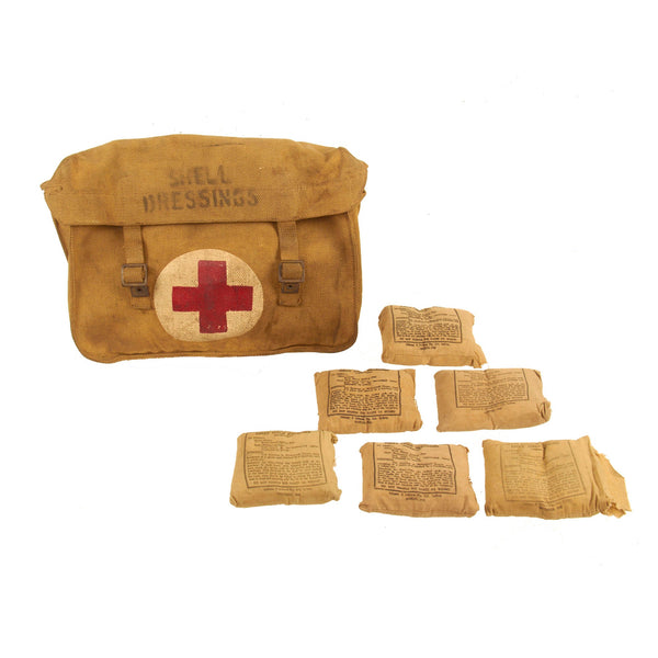 Original British WWII Pattern 1937 Medic Shell Dressing Shoulder Bag w ...