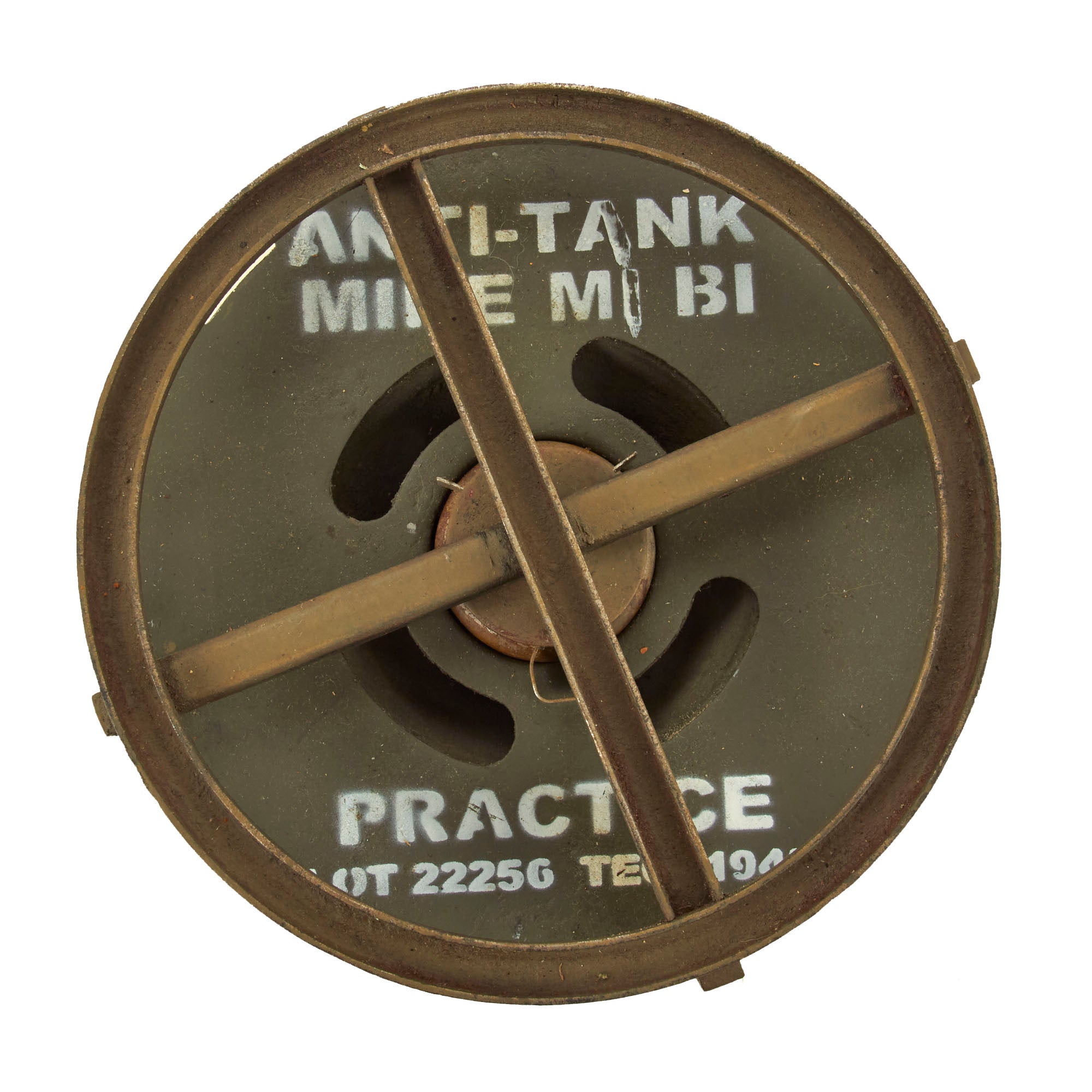 Original U.S. WWII M1B1 Anti-Tank Inert Training Mine - Dated 1942 ...